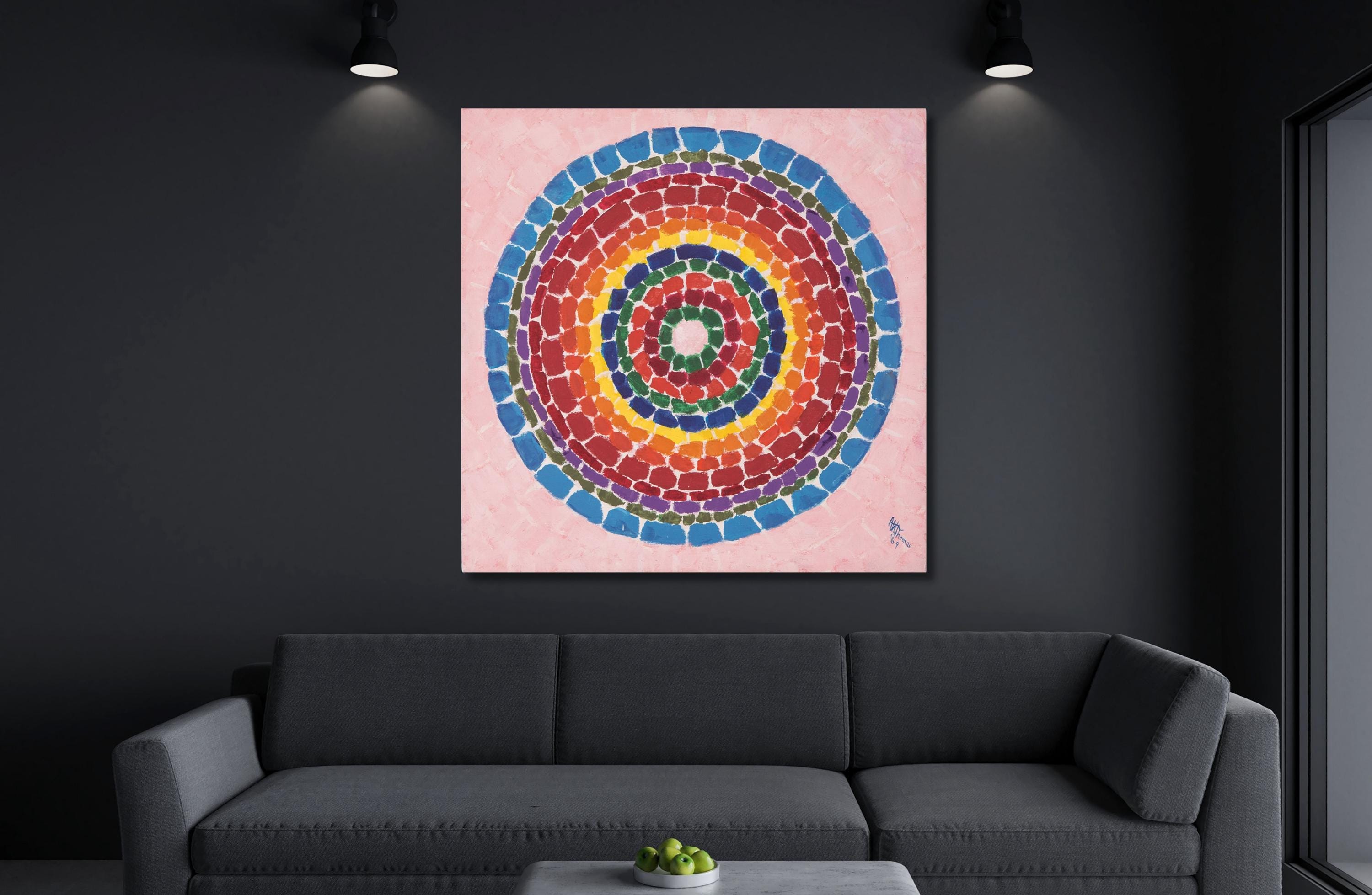 Alma Thomas Art,alma Thomas Canvas ,wind Dancing by Alma Thomas Poster ...
