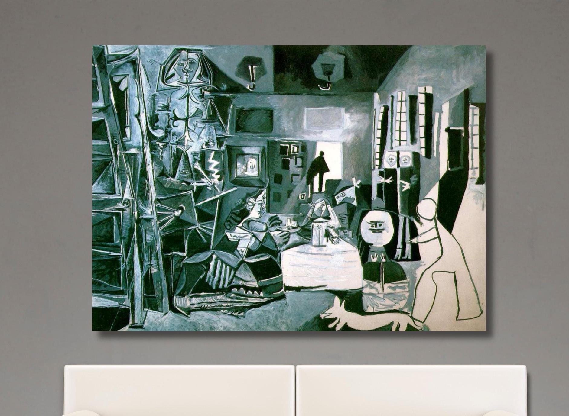 Pablo Picasso Las Meninas Velazquez Canvas Art,picasso Poster Print ...