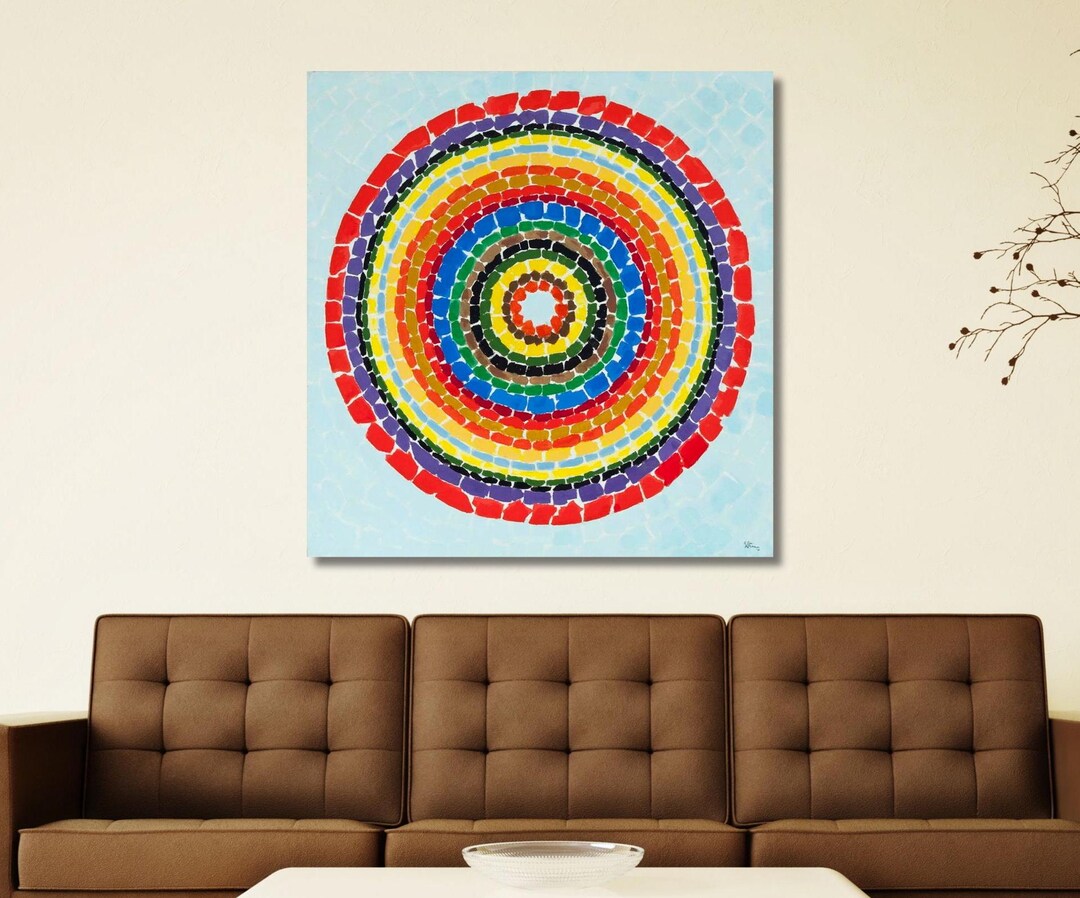 Alma Thomas Poster Art,alma Thomas Lunar Rendezvous Circle of Flowers ...