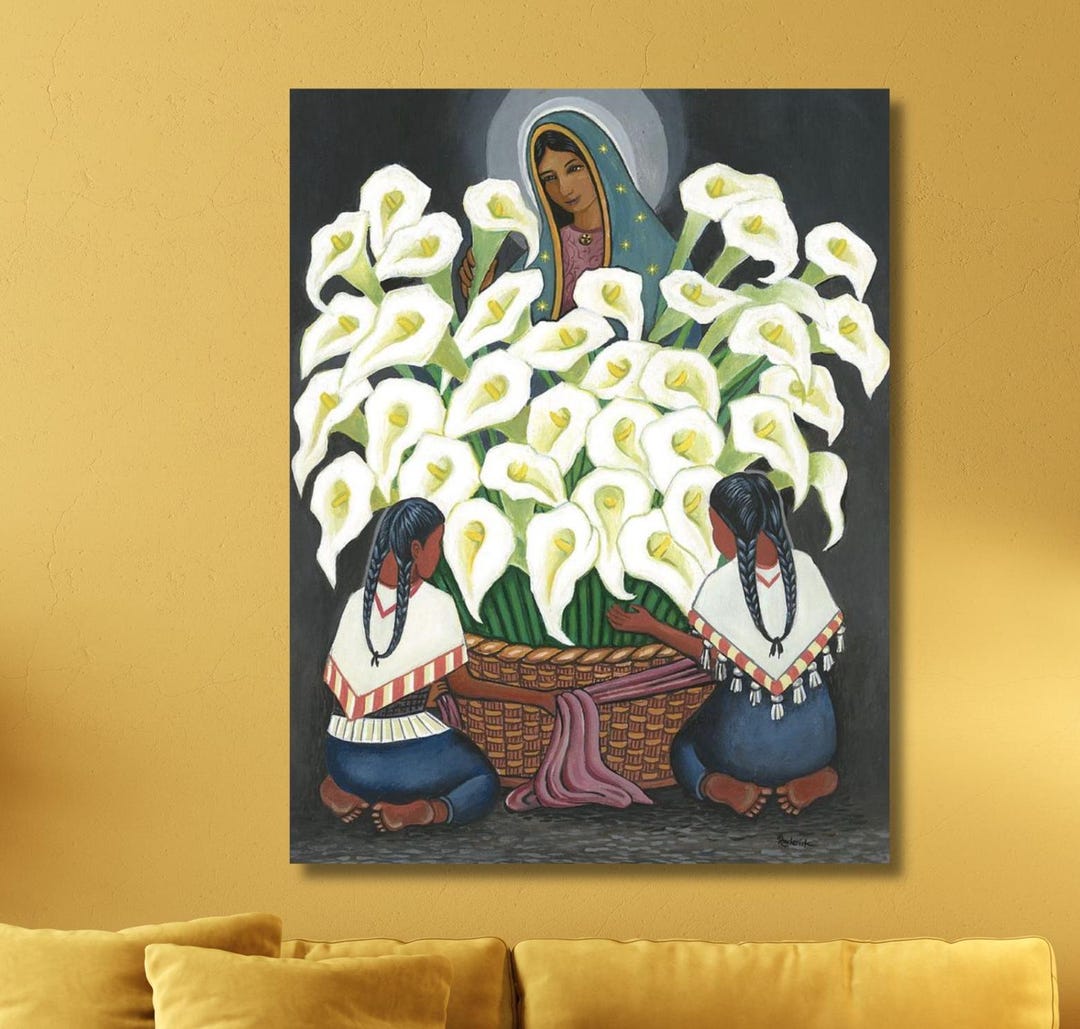 Diego Rivera Canvas Poster Calla Lily by Diego Rivera Wall Art,flower ...