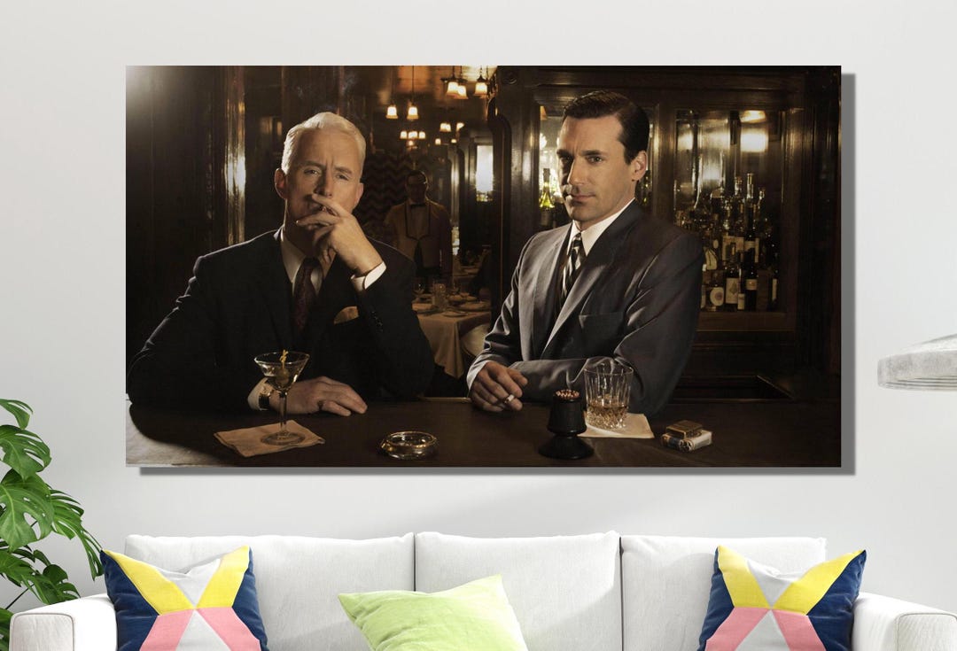 Mad Man Poster,mad Men Don Draper Poster Canvas Wall Art Print,movie Tv ...