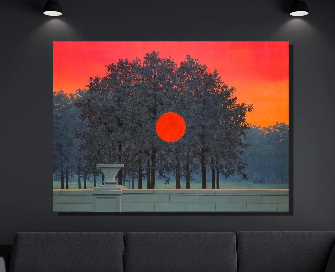 The Banquet Canvas Art, René Magritte Reproduction Print Wall Art,the ...