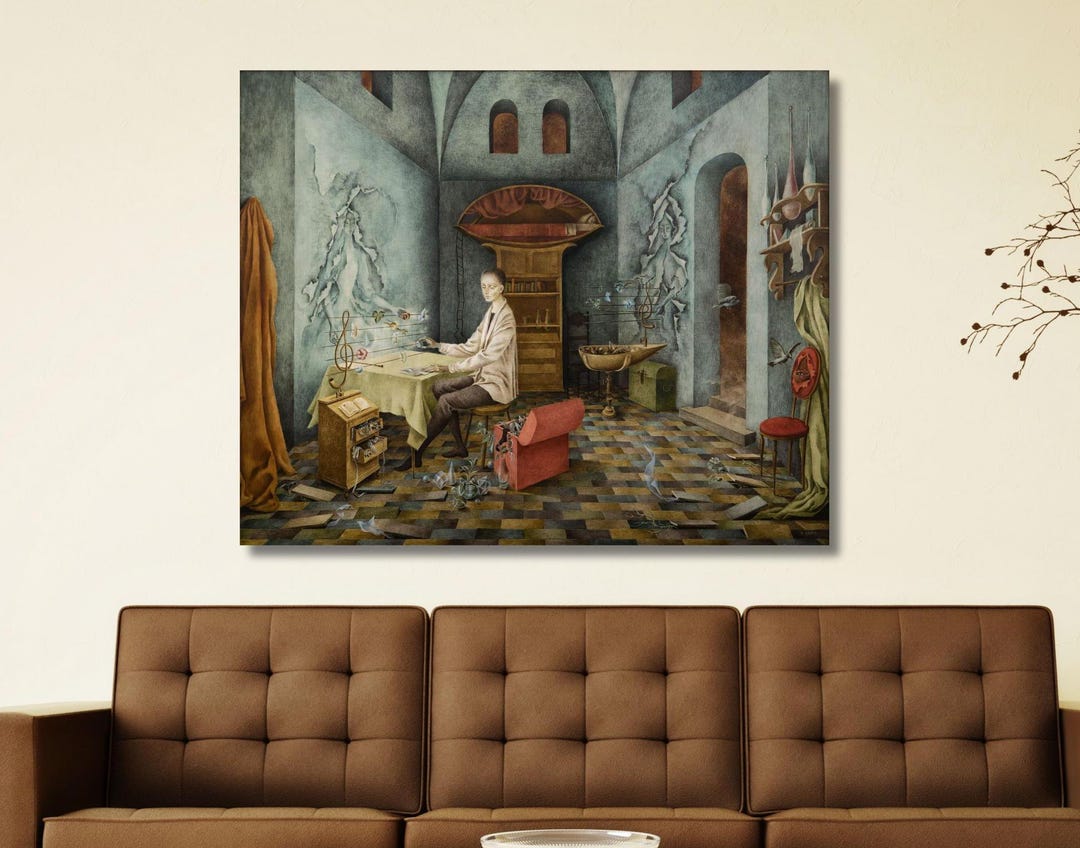 Varo Art,remedios Varo Canvas,cat Paradise by Remedios Varo Fine Print ...