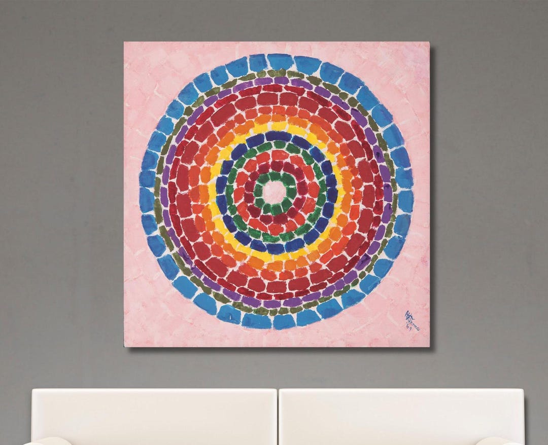 Alma Thomas Art,alma Thomas Canvas ,wind Dancing by Alma Thomas Poster ...