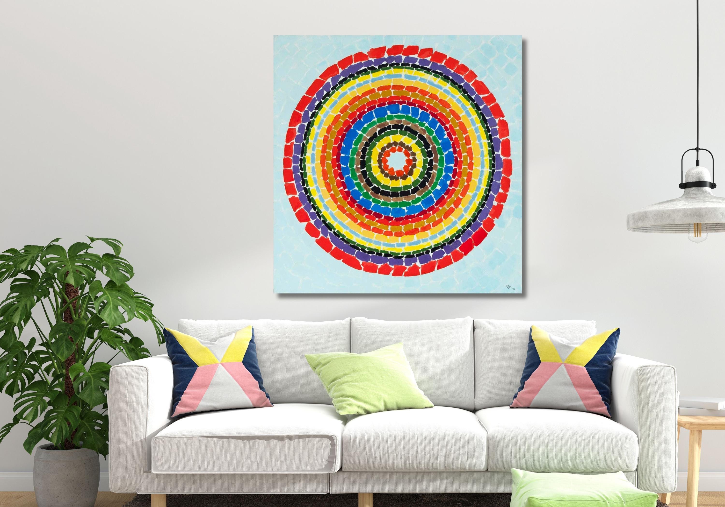 Alma Thomas Poster Art,alma Thomas Lunar Rendezvous Circle of Flowers ...
