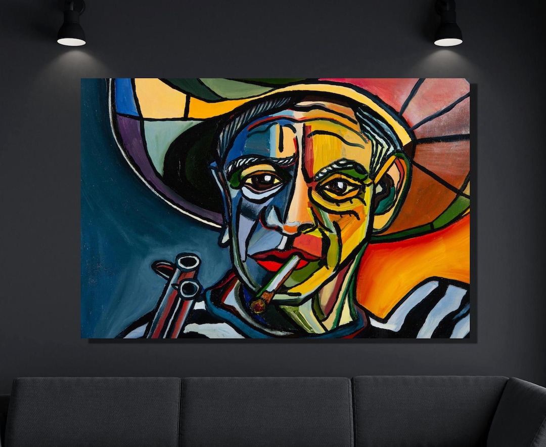 Pablo Picasso Cowboy Canvas, Pablo Picasso Art,picasso Poster,canvas ...