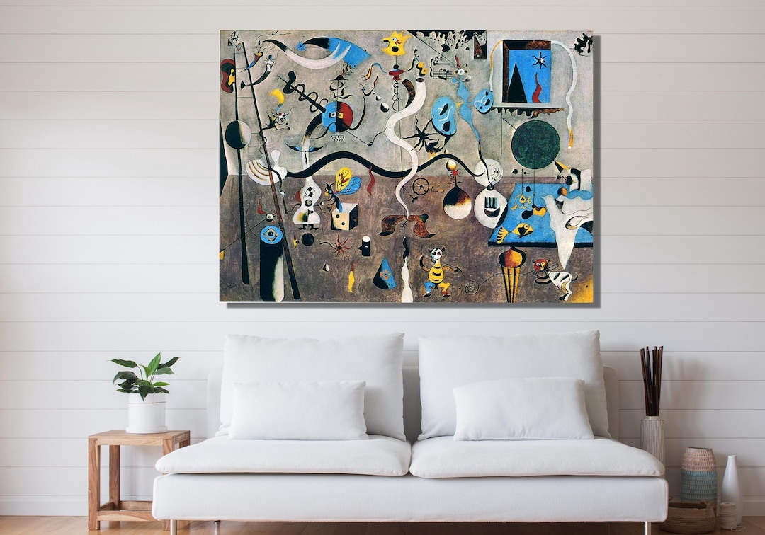 Joan Miro Wall Art, Joan Miró Abstract Surrealism Art, Joan Miro the ...
