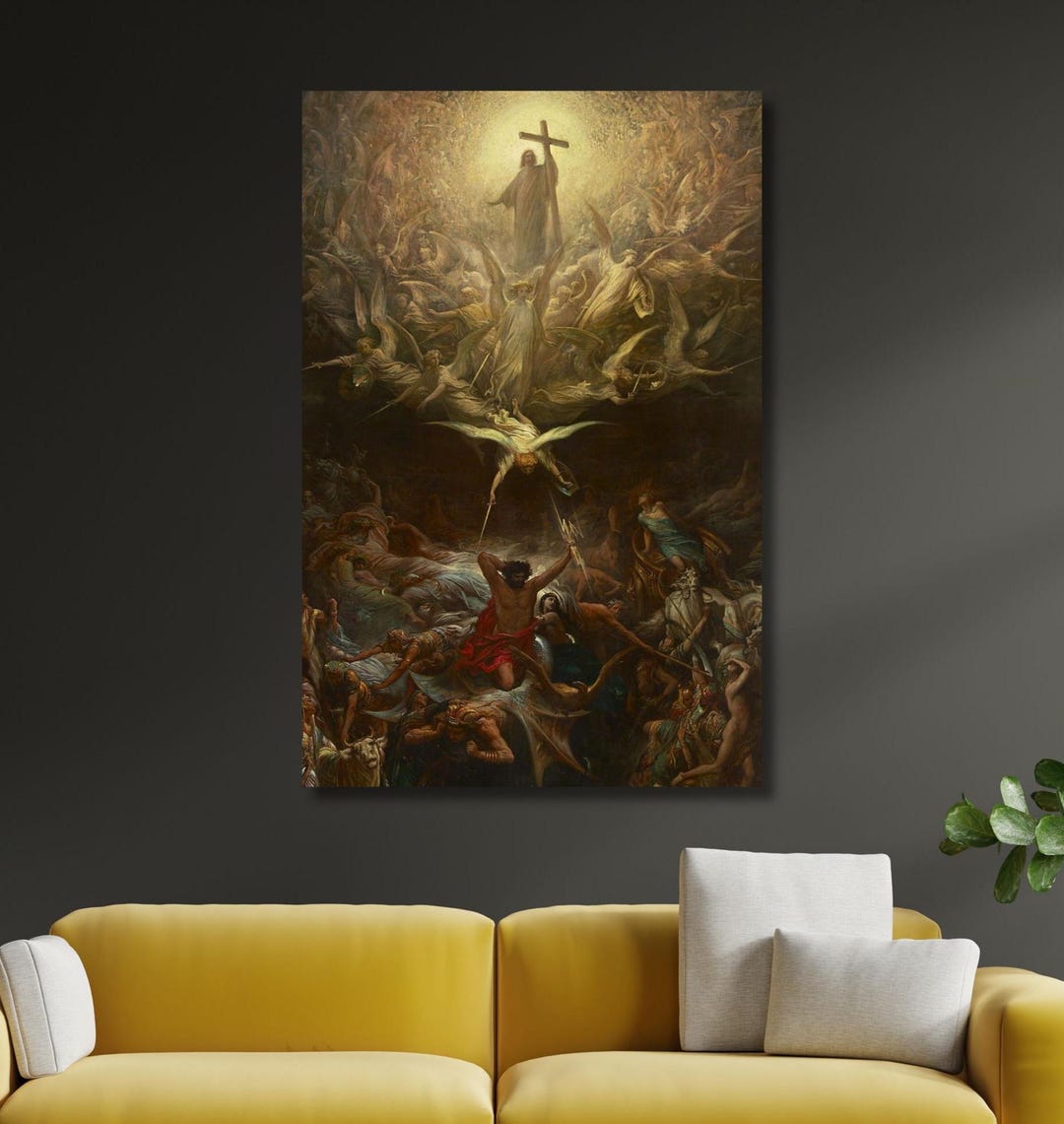 Gustave Dore Poster,gustave Dore the Triumph of Christianity Over ...