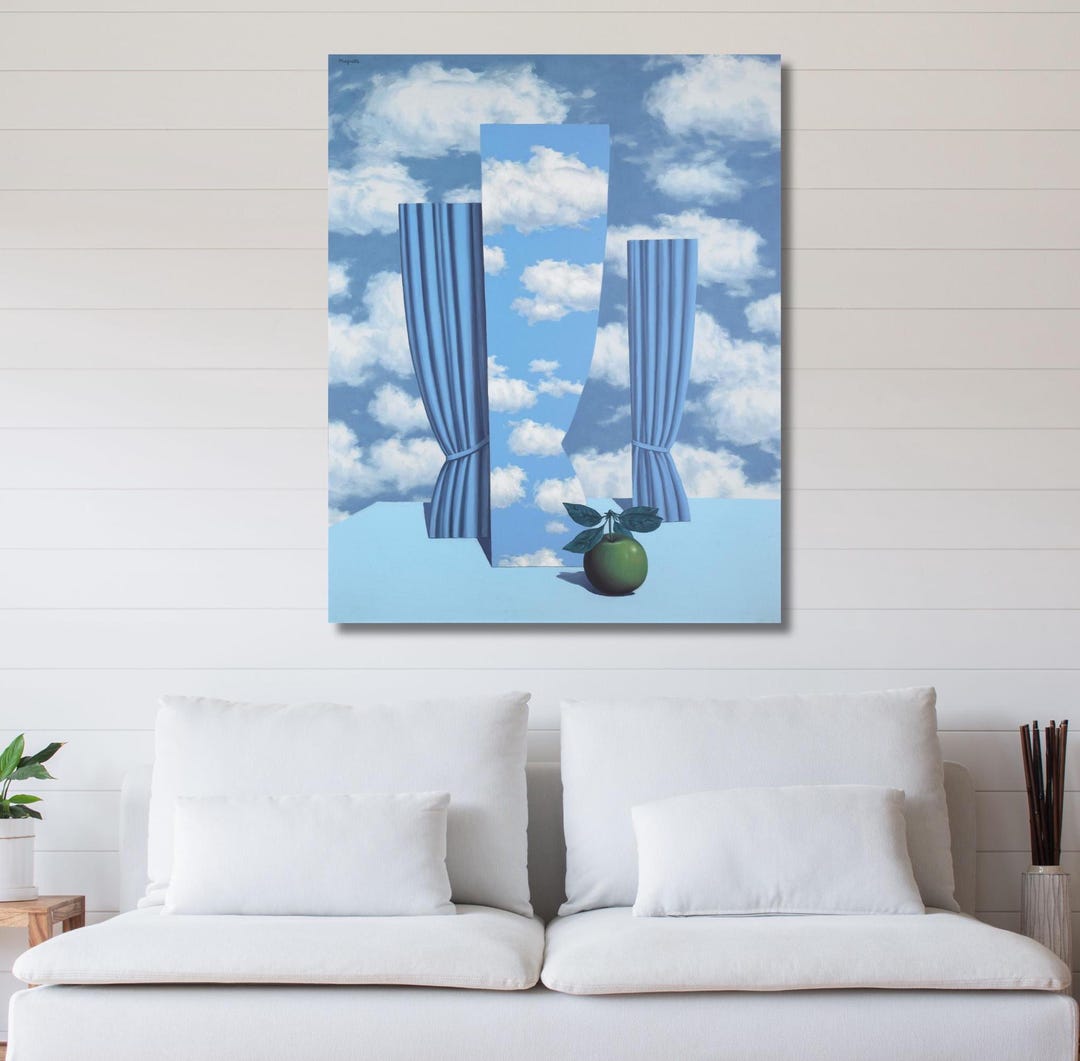 René Magritte Beautiful World Print Art, Rene Magrite Rolled Print ...