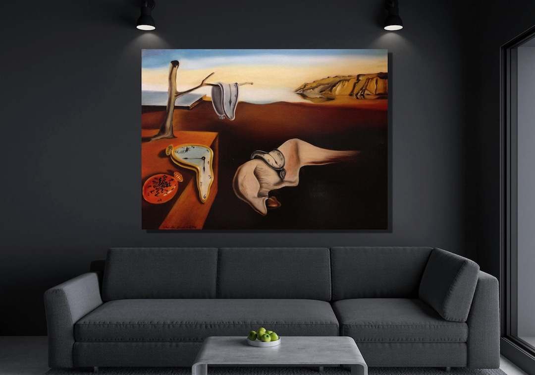Salvador Dali Poster,artwork Melting Watches Clocks Surrealism Art,gift ...