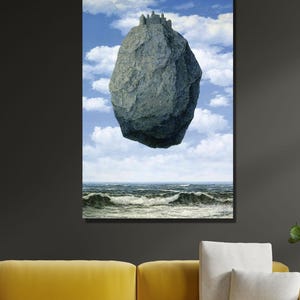 The Castle in the Pyrenees (1959) by Magritte Rene,rené Magritte Poster ...
