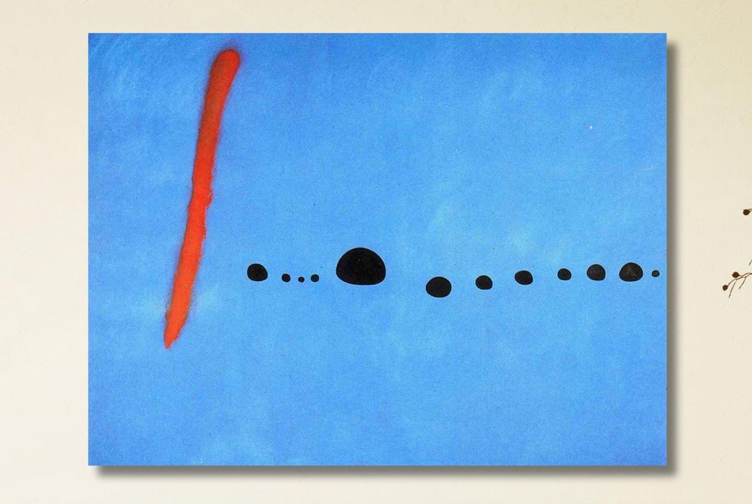 Joan Miró Abstract Surrealism Art,abstact Canvas,surreal Wall Art,joan ...