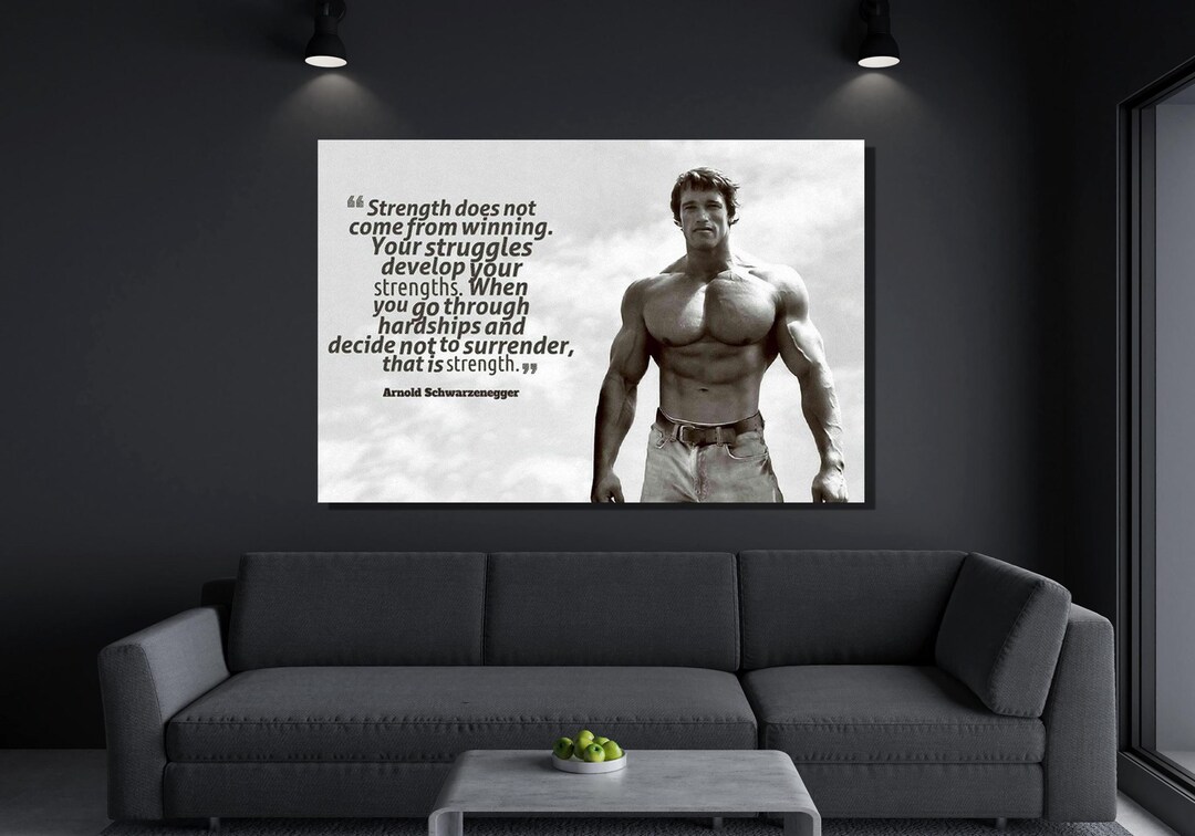 Arnold Schwarzenegger Poster Art,arnold Schwarzenegger Canvas Wall Art ...