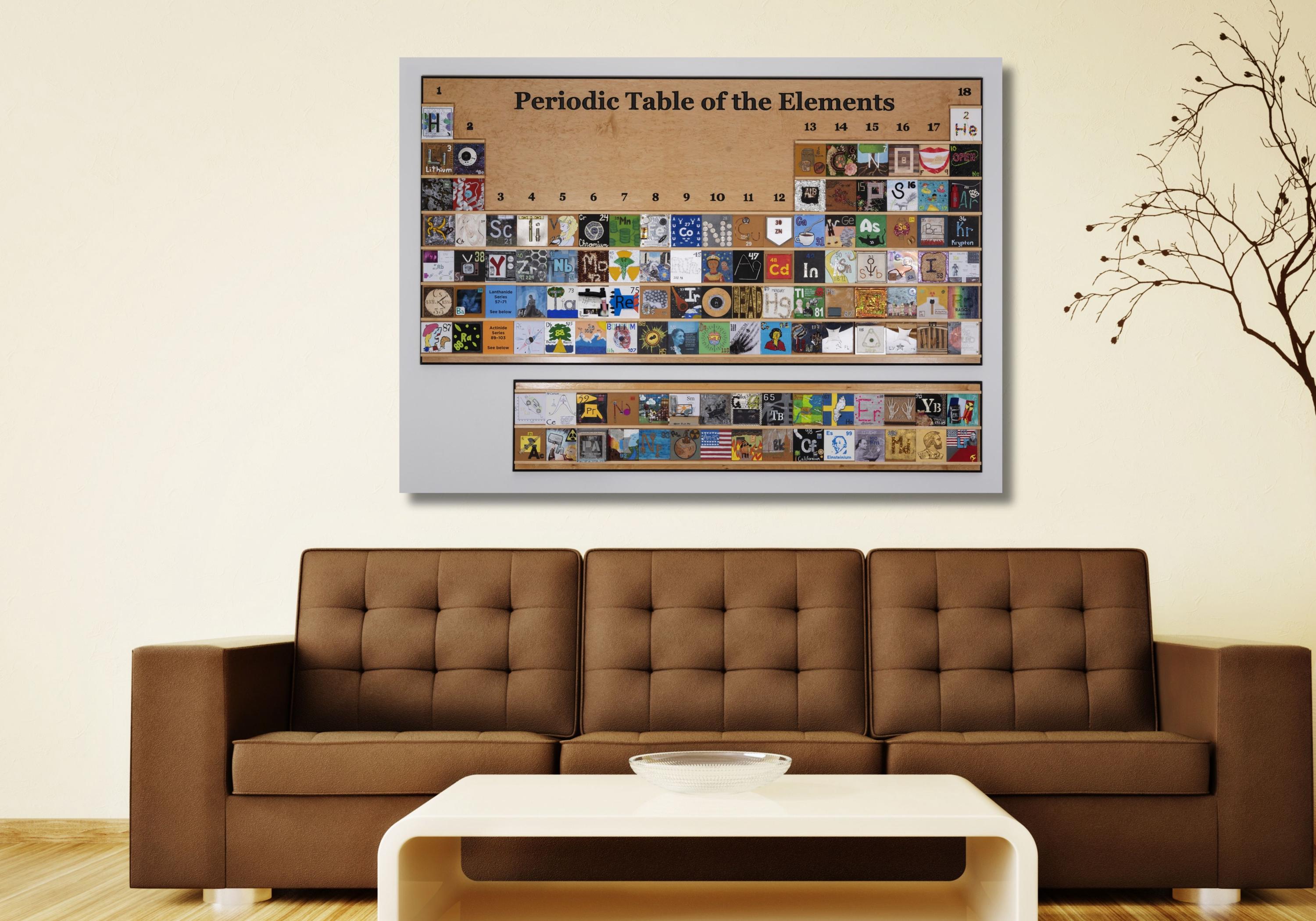 Periodic Table Wall Art,educational Canvas Print,table of Elements ...