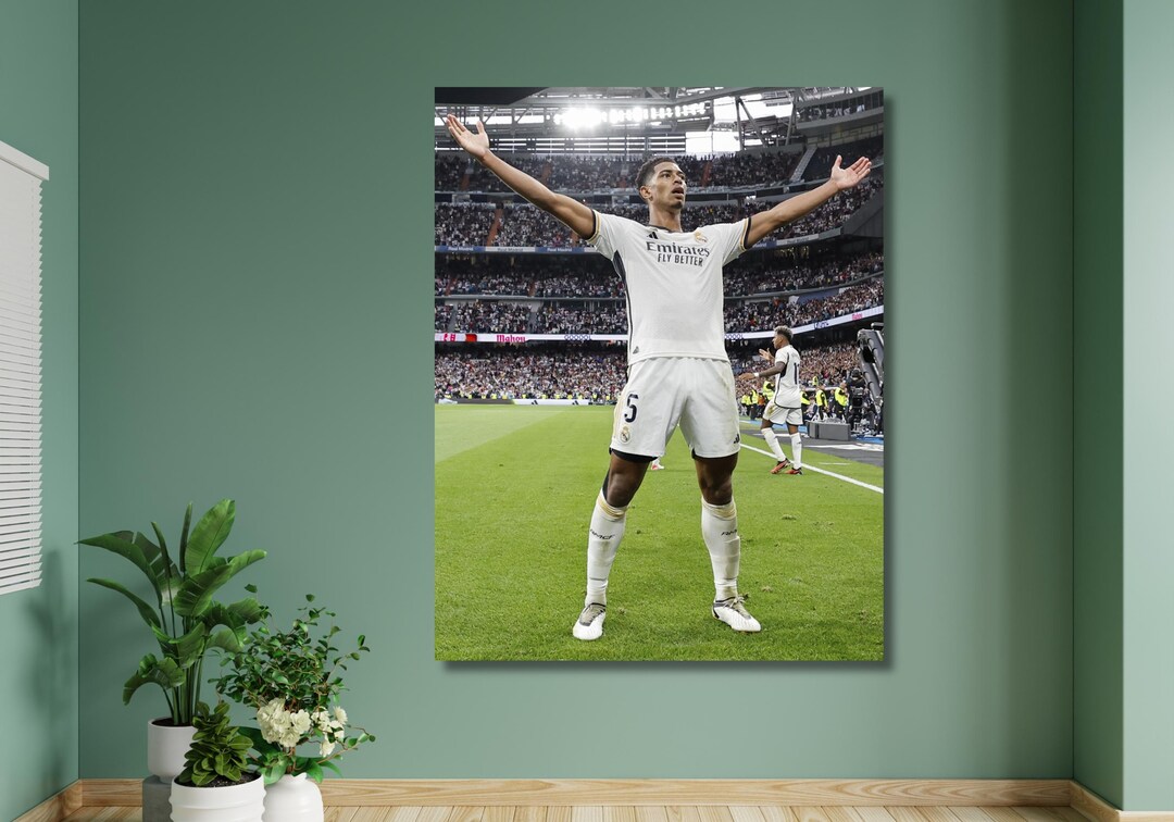Jude Bellingham Wall Art,jude Bellingham Poster, ,soccer Poster Art ...
