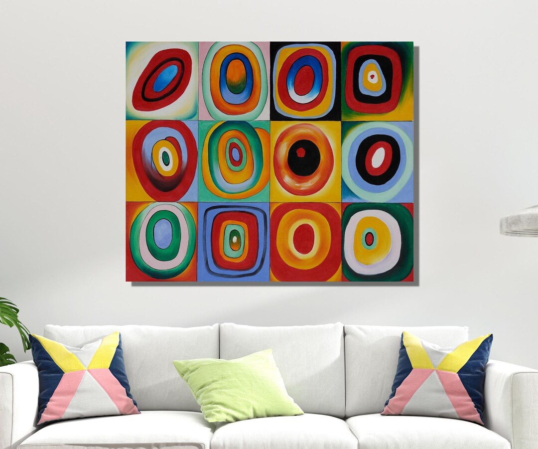 Wassily Kandinsky Color Study Painting,wassily Kandinsky Poster Print ...