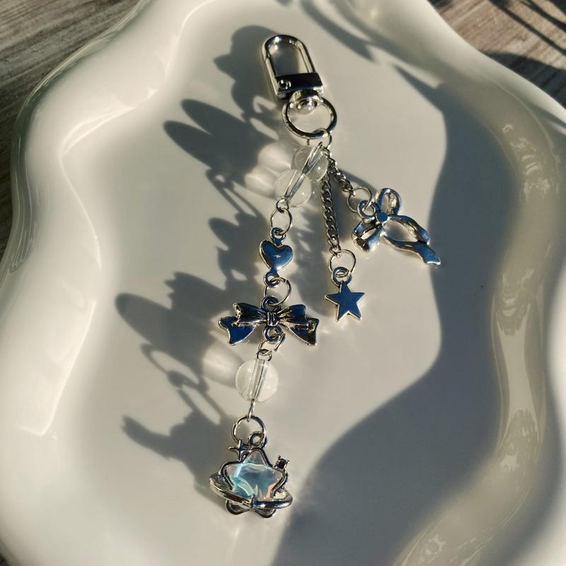 Star Keychain - Etsy