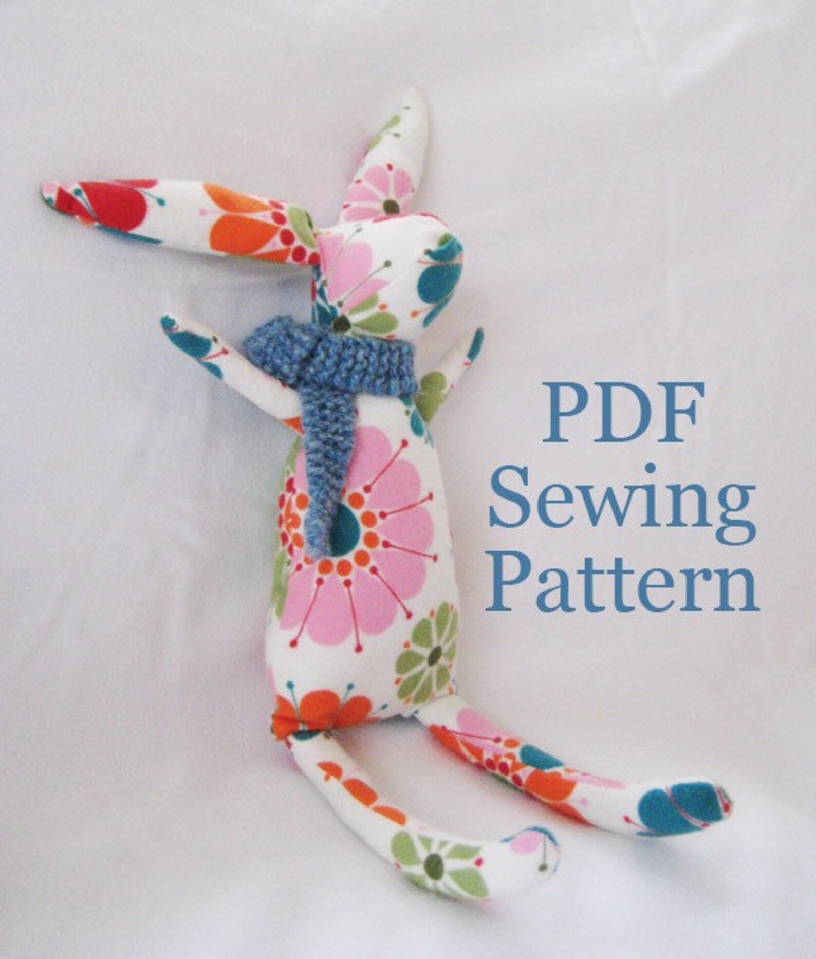 Rabbit PDF PATTERN Bunny Rabbit Sewing Pattern - Etsy Nederland