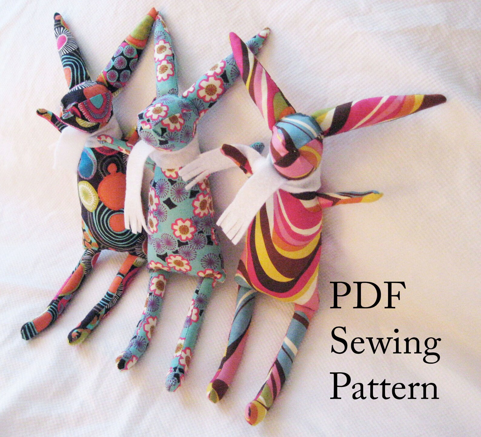 Rabbit PDF PATTERN Easter Bunny Sewing Pattern - Etsy
