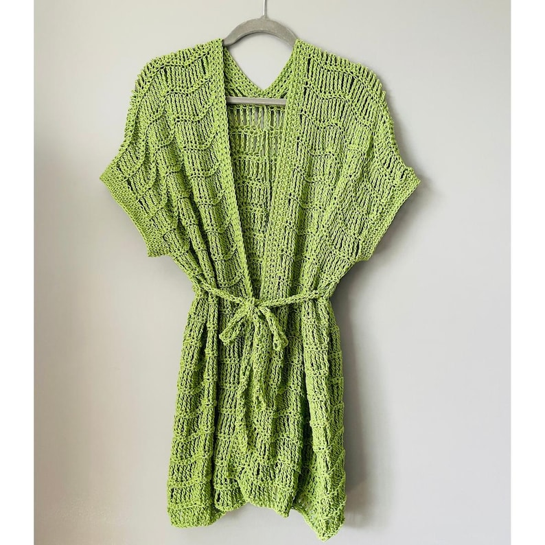 Crochet Robe/cardigan PDF Pattern 'summer Robe Cardigan' - Etsy