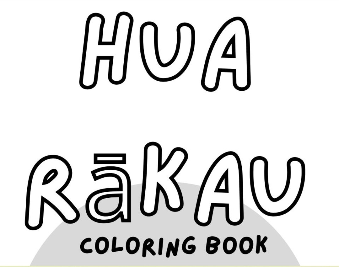 Te Reo Fruits Coloring Book - Etsy
