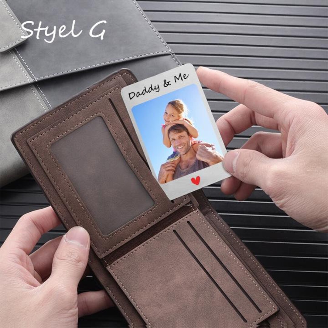 Custom Metal Wallet Card With Photo, Gifts for Him,boyfriend, Husband ...
