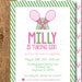 Tennis Invitation Pink Preppy Tennis Invite Tennis Birthday | Etsy