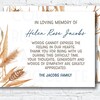Sympathy Acknowledgement Card - Thank You Sympathy Card, Celebration of ...