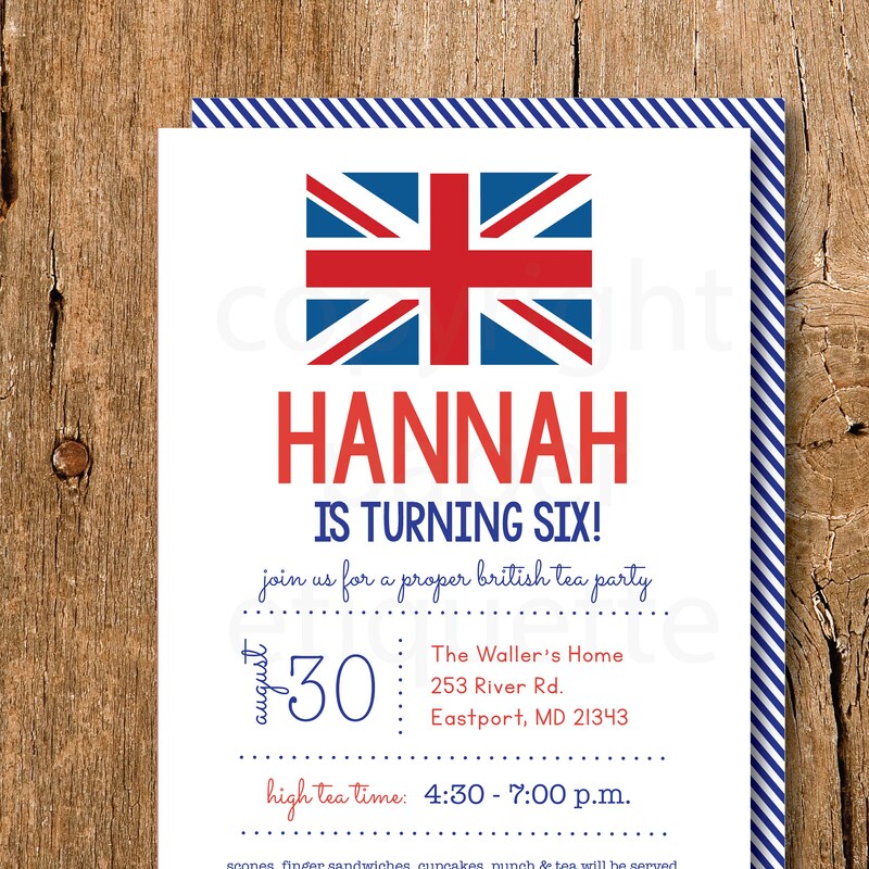 British Party - Etsy
