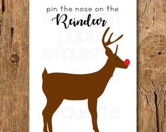Pin the Nose On | Etsy