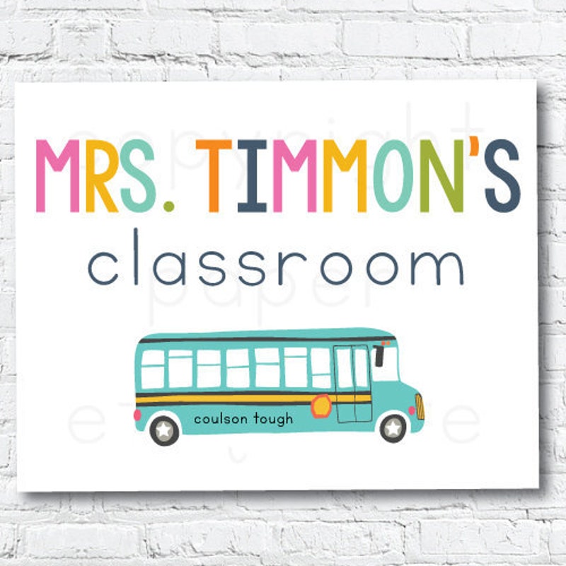 Classroom Signs - Etsy