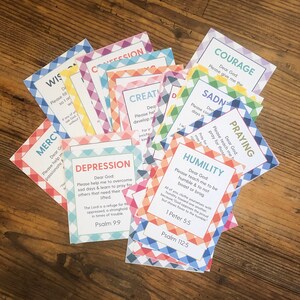 Children's Prayer Cards 40, Christian Prayer Cards, Confirmation Cards ...