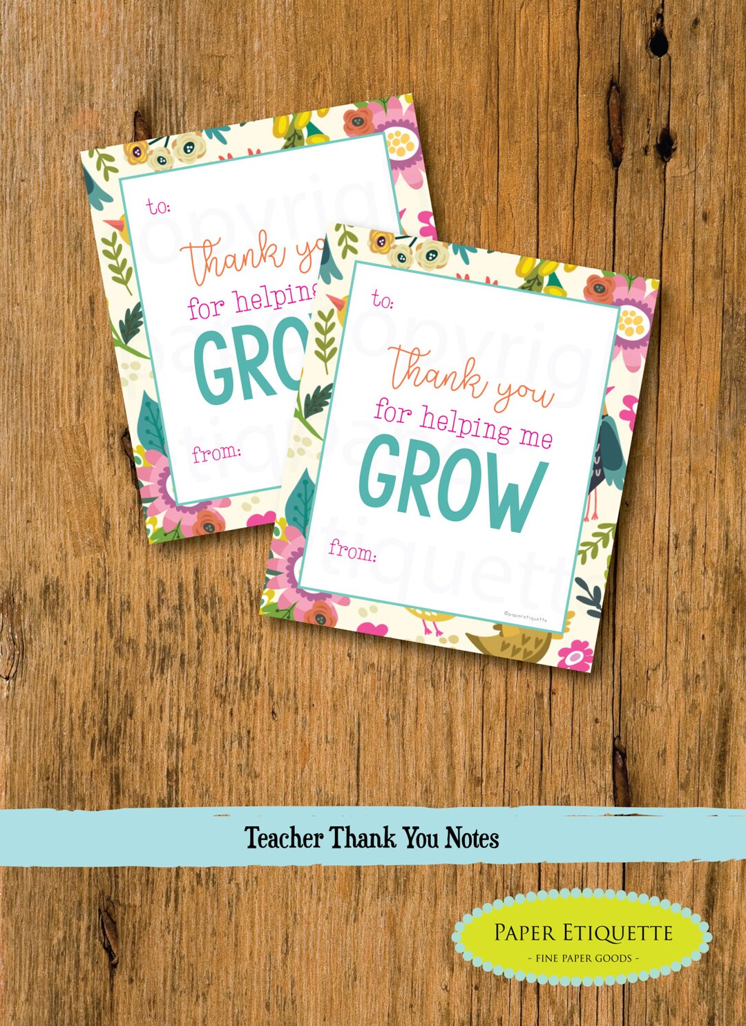 Teacher Appreciation Cards teacher Gift end of Year Teacher Gift ...