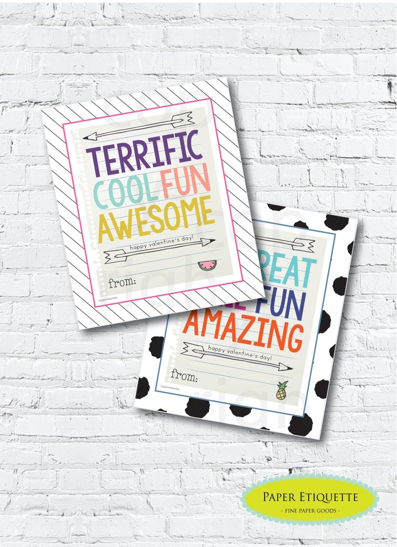 VSCO Girl Valentine's Day Cards Environmental Valentine - Etsy