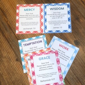 Children's Prayer Cards 40, Christian Prayer Cards, Confirmation Cards ...