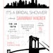 NYC Shower Invitation,brooklyn Bridge Shower Invite, Blush Shower ...