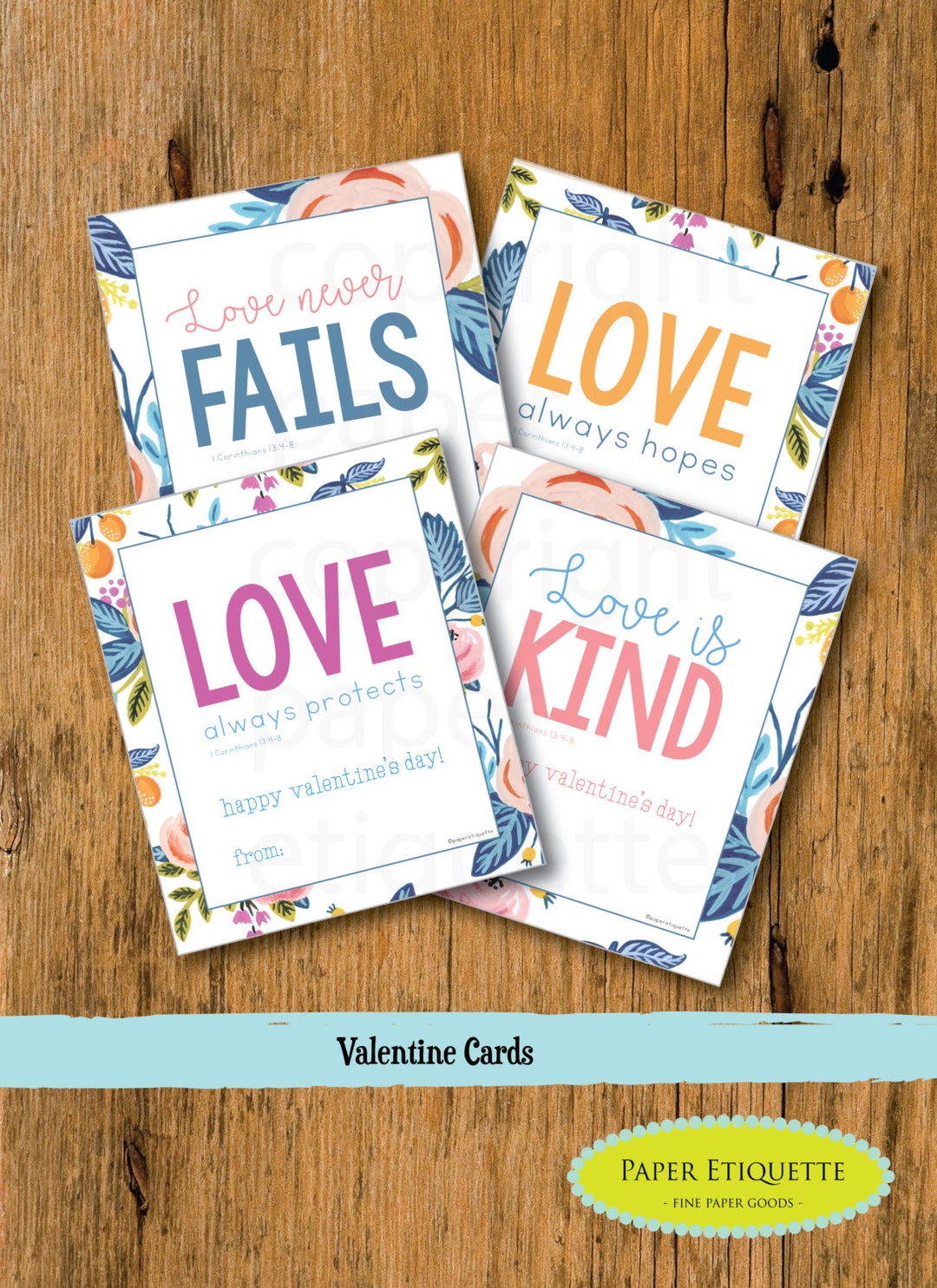 Christian Valentine's Day Cards Bible Verse Valentine Christian ...