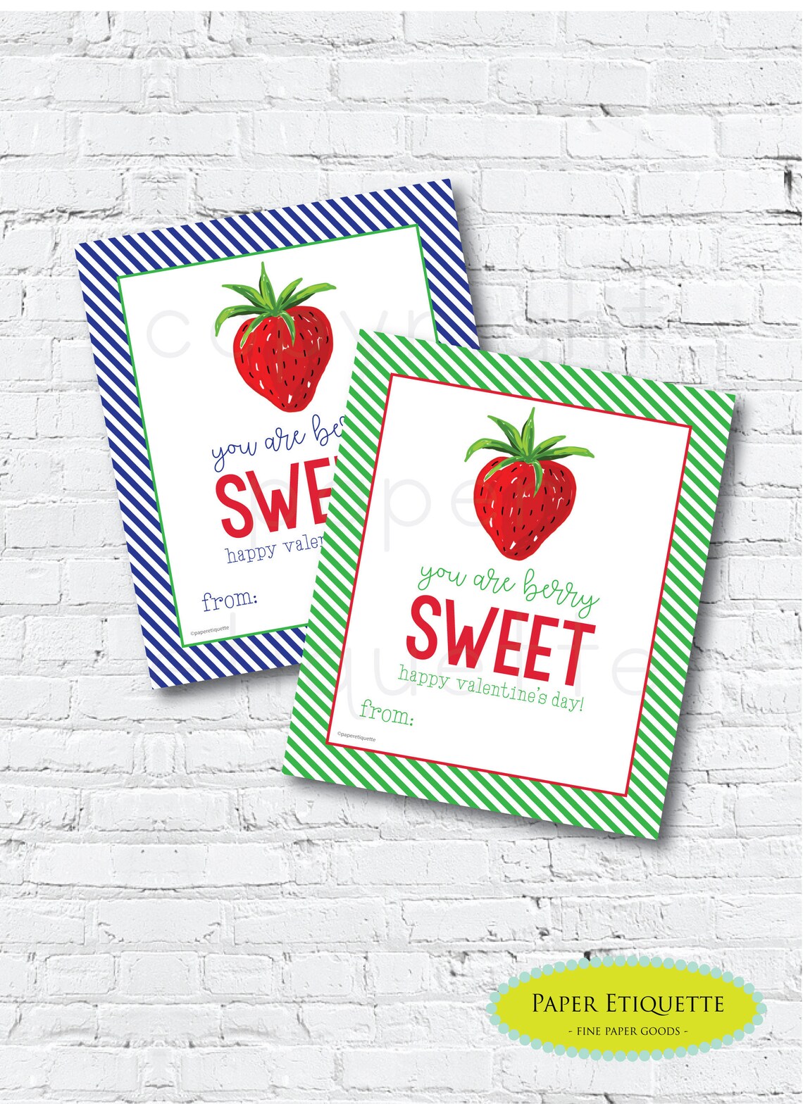 Colorful SMILE Valentine's Day Cards - Gender Neutral Valentine ...