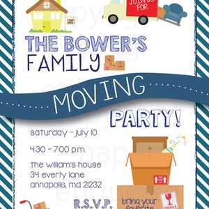 Going Away Party, Moving Party Invitation, Virtual Packing Party, We ...