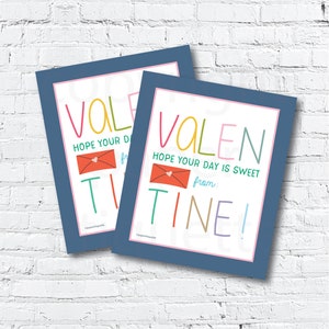 Colorful SMILE Valentine's Day Cards - Gender Neutral Valentine ...