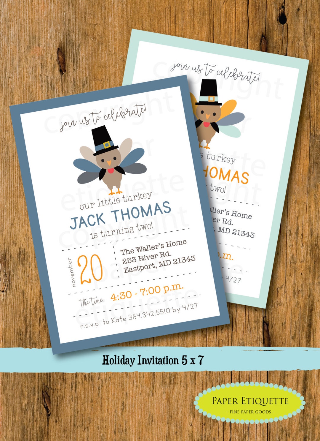 Our Little Turkey Birthday Invite, Turkey Birthday Party, Thanksgiving ...