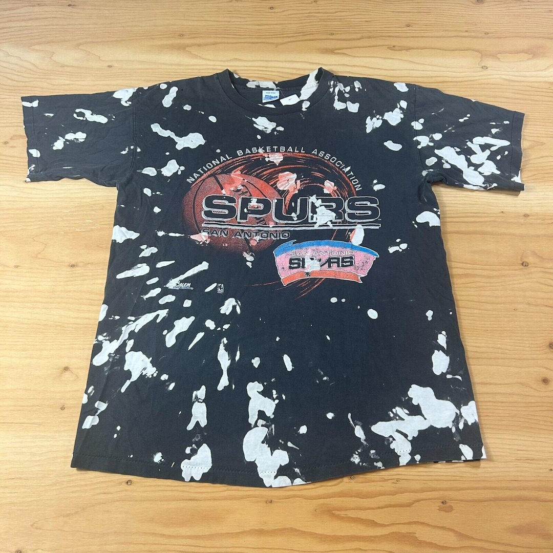 Vintage 1990s San Antonio Spurs NBA Basketball Cow Print All Over Print ...