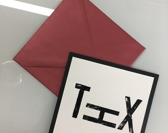 Printed Thx Cards - Etsy