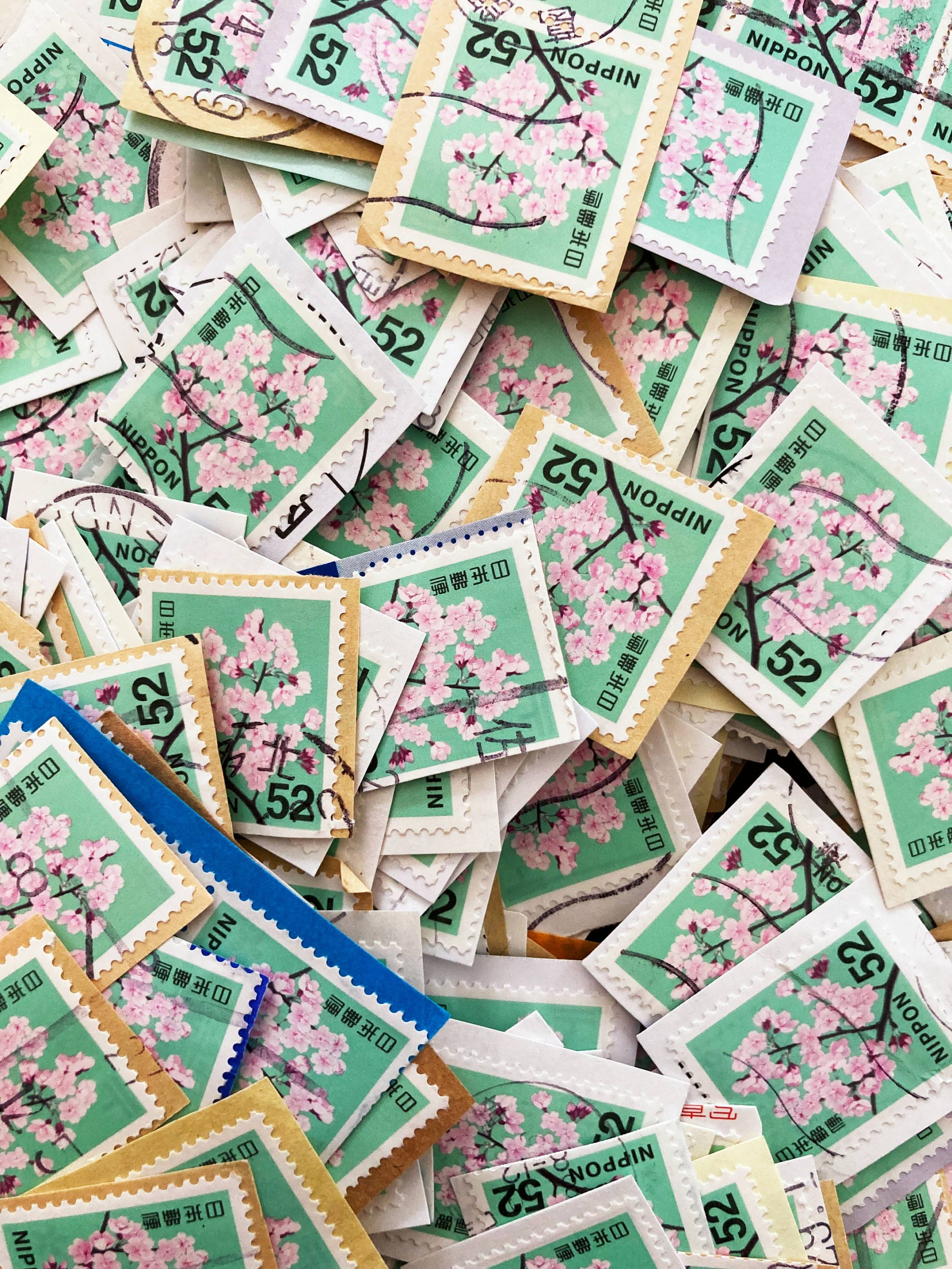 100 Japanese Stamps, You Choose Which Pattern - Postage Stamps - Japan ...