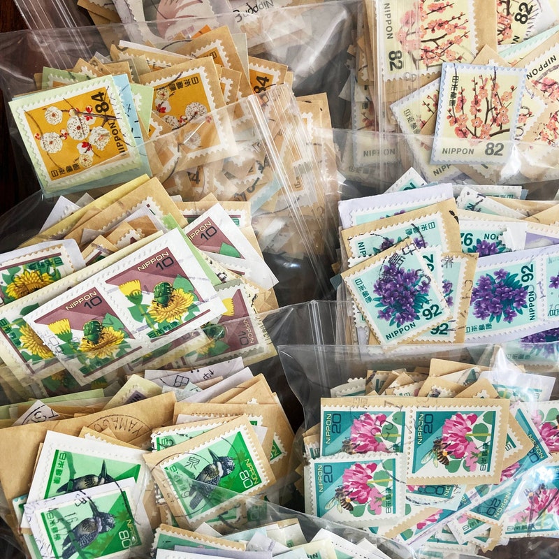 Japanese Stamps - Etsy