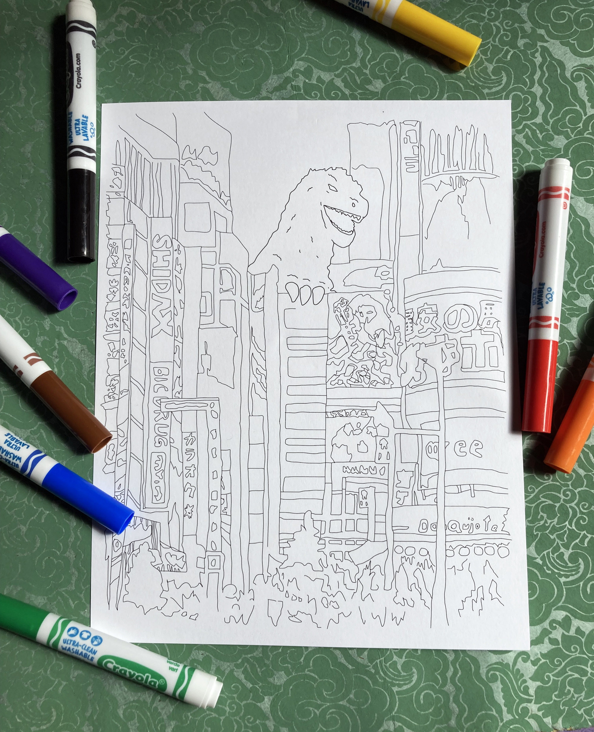 Robot Godzilla Coloring Pages