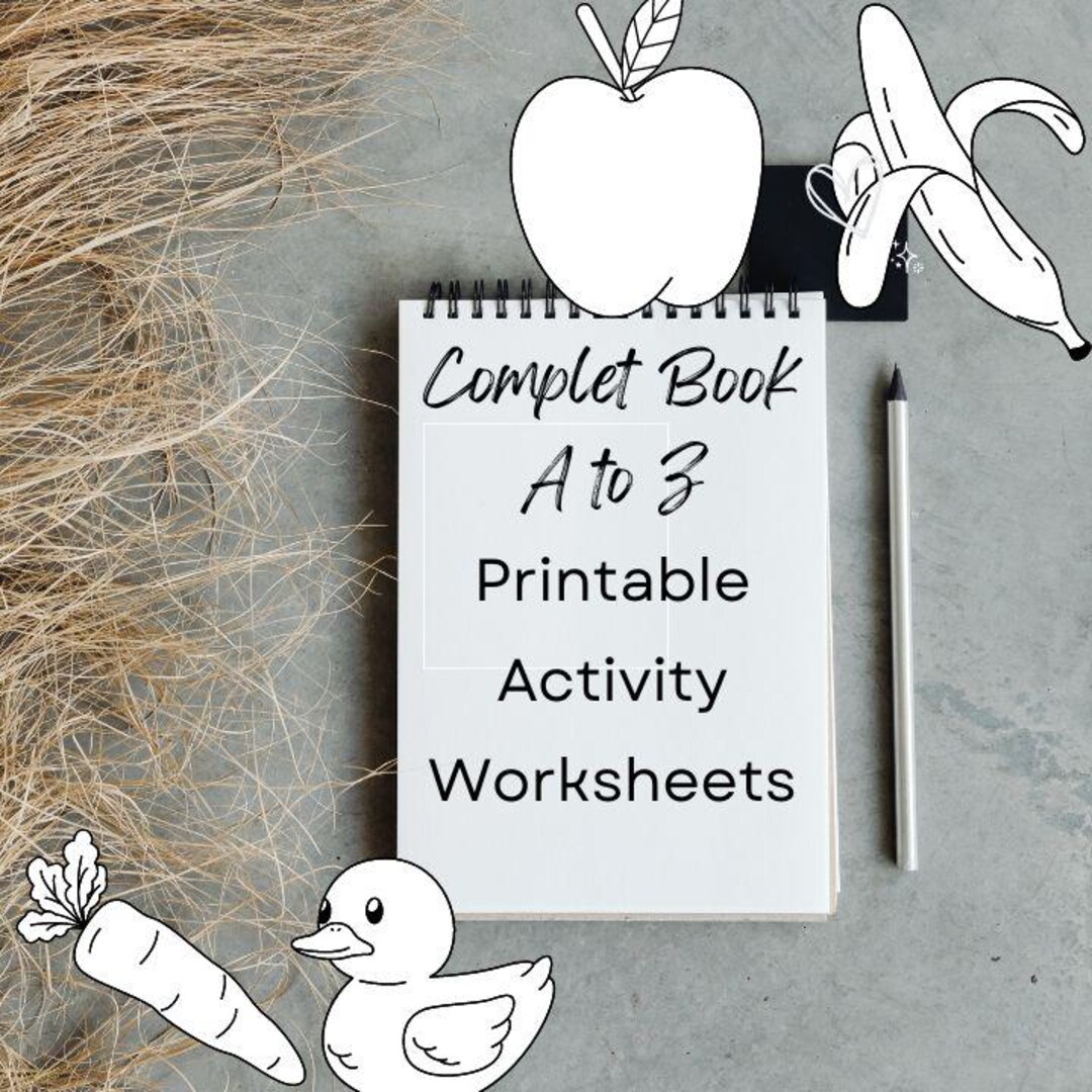 Preschool Learning Bundle | A to Z 52 Pages | Printable Activity ...