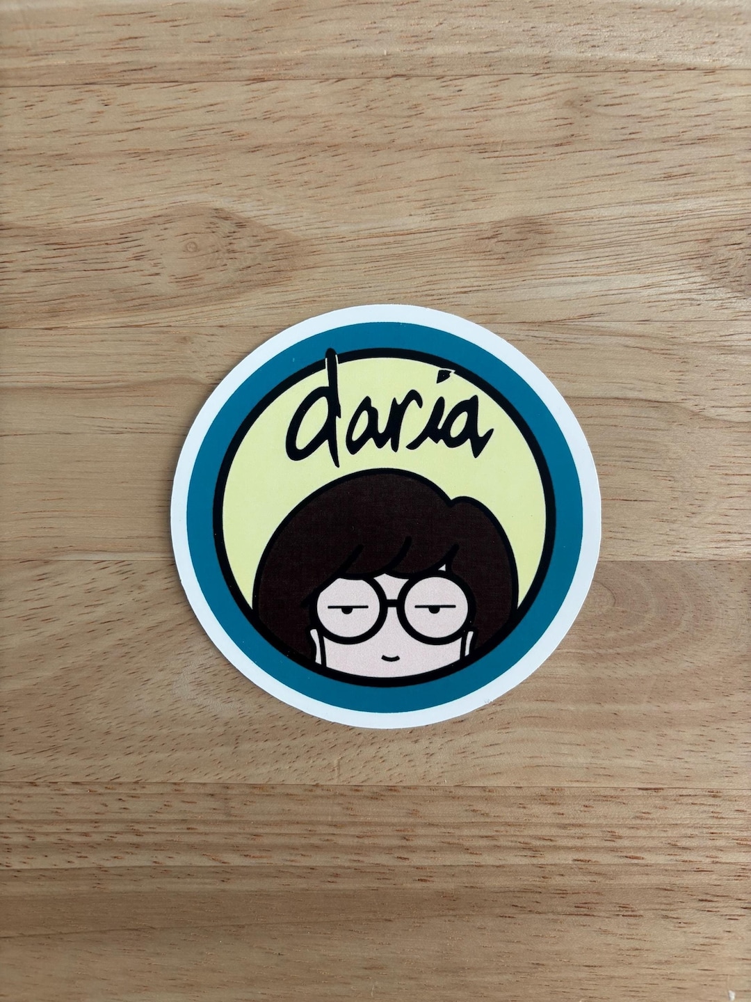 Daria Logo Sticker, 90's TV, MTV, Waterproof - Etsy