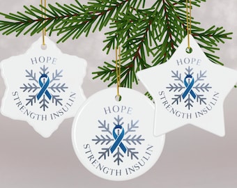 Insulin Vial Christmas Ornament | T1D Holiday Ornament | Diabetes ...