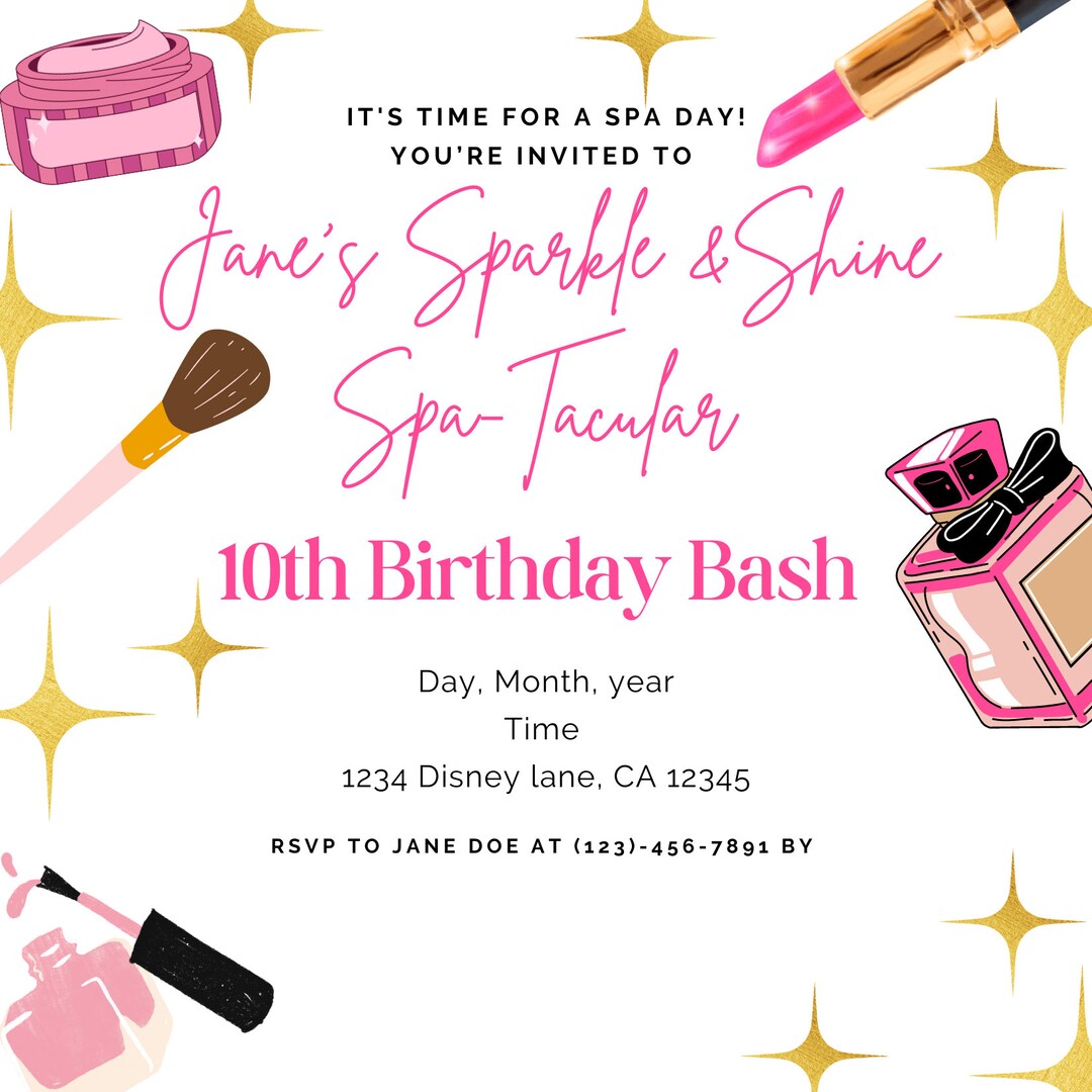 Editable Invitation & Itinerary Templates | Printable Event Planner ...